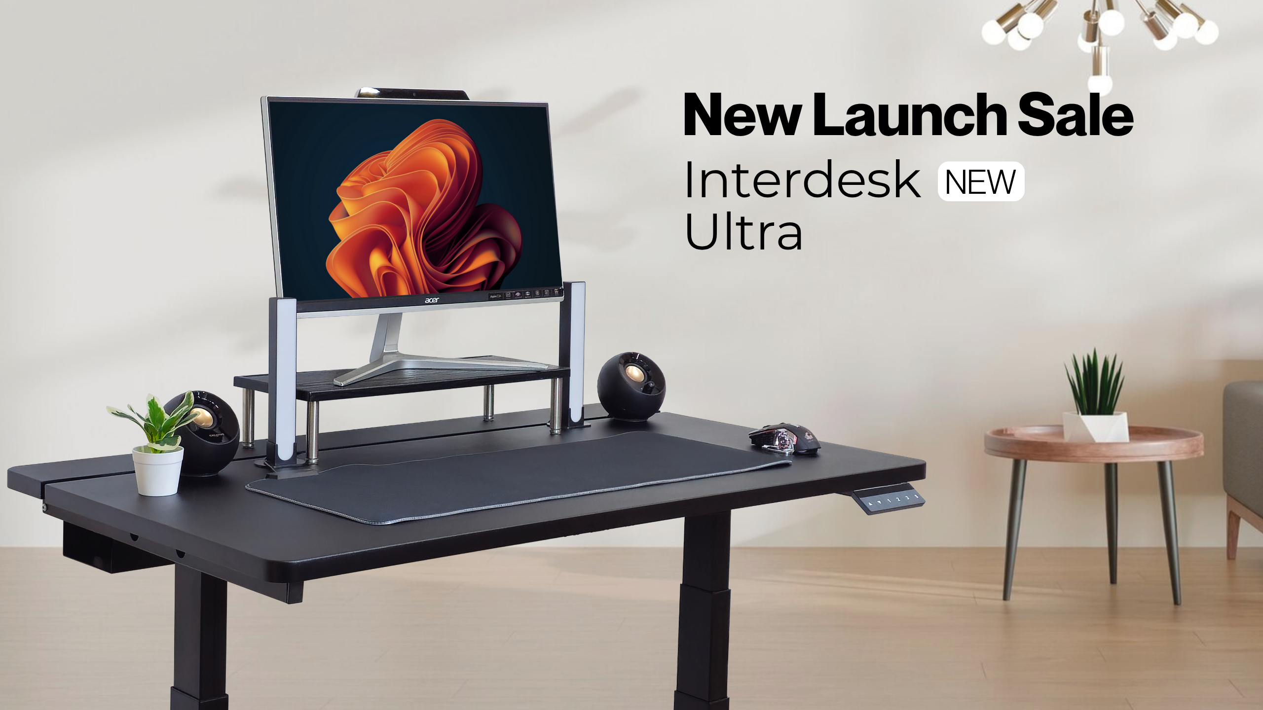 Interdesk™ Ultra | Fastest Electric Height Adjustable Desk Singapore