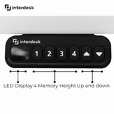 Interdesk Classic™ Height Adjustable Ergonomic Standing Desk