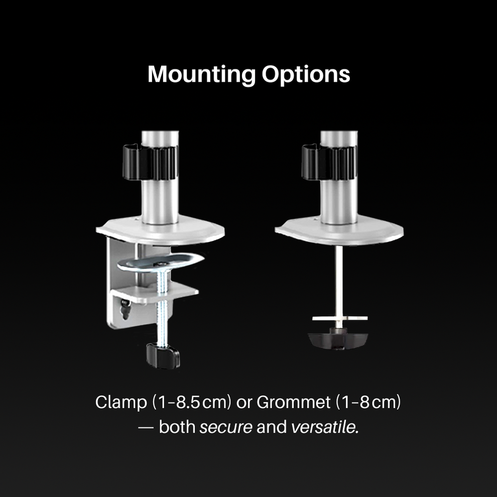 Vertical Dual Monitor Arm – Interdesk