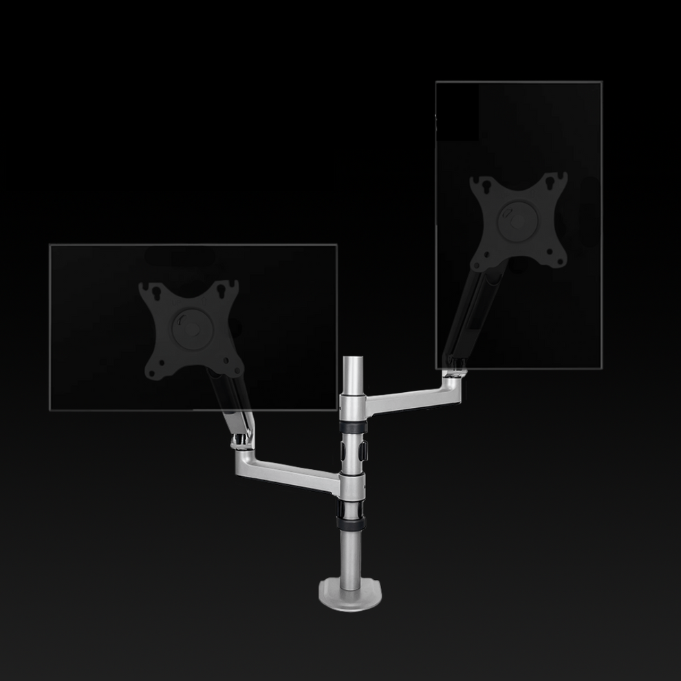 Vertical Dual Monitor Arm – Interdesk